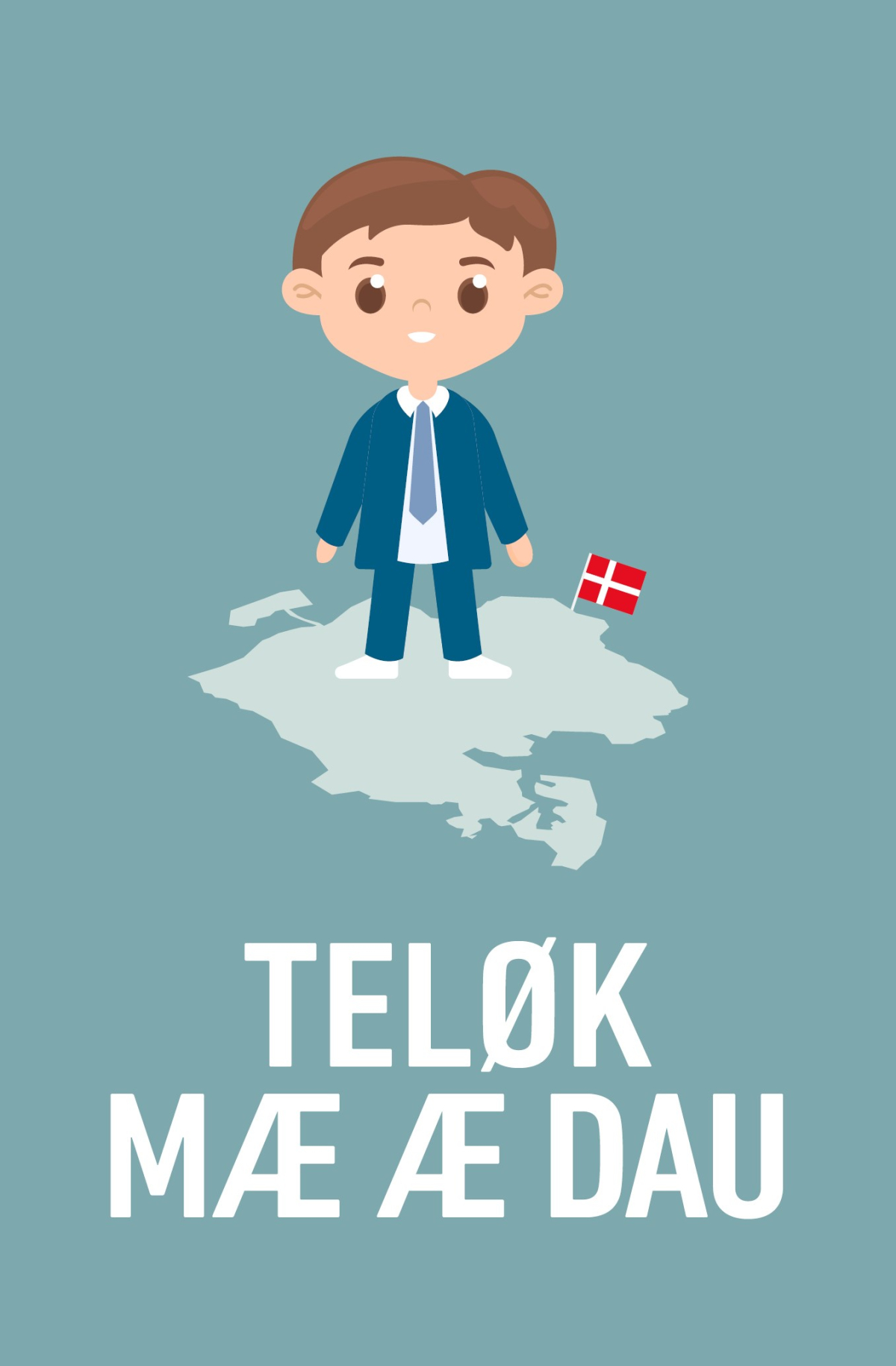 TELØK MÆ Æ DAU TE Æ KNEJT - Kort - mutmut.dk