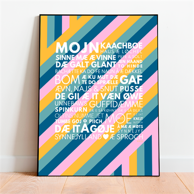 Snak æ sproch - lækker plakat fra Mutmut